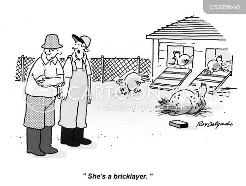 Laying Bricks Cartoons and Comics - funny pictures from CartoonStock