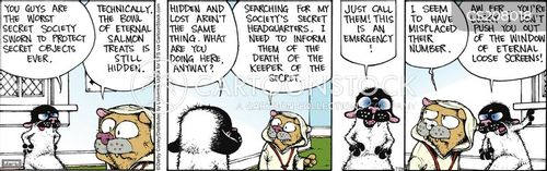 Secret Society Cartoons and Comics - funny pictures from CartoonStock
