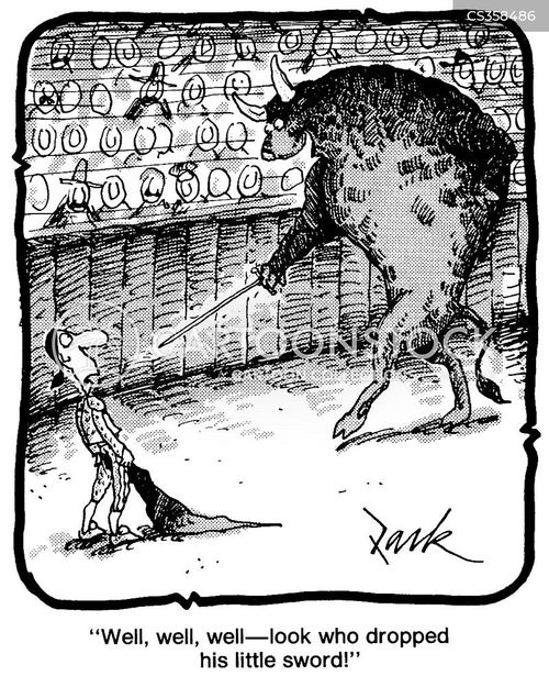 The Last Of The Great Bull Fighters Cartoons and Comics - funny ...