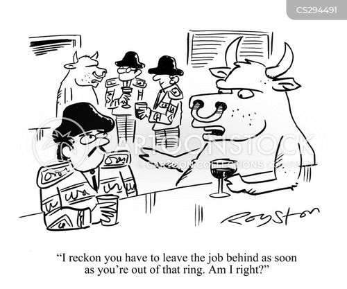 Bull Ring Cartoons and Comics - funny pictures from CartoonStock