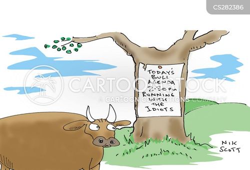 The Bull Run Cartoons and Comics - funny pictures from CartoonStock