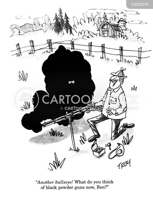 Black Powder Cartoons and Comics - funny pictures from CartoonStock