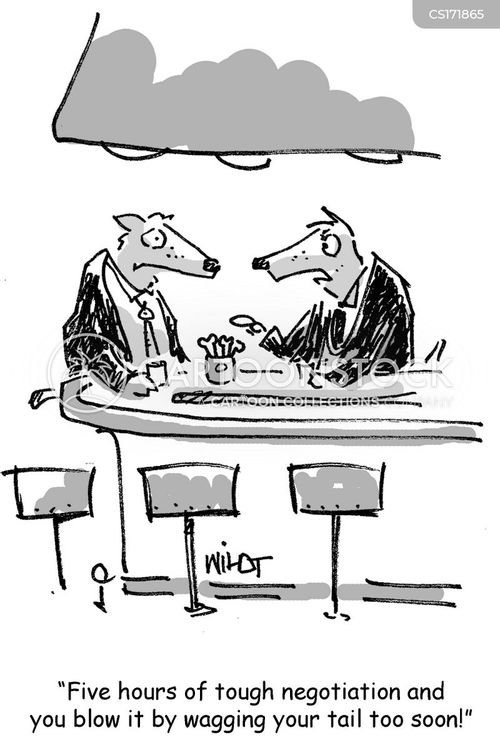 Negotiator Cartoons and Comics - funny pictures from CartoonStock