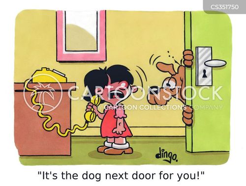 Girl Next Door Cartoons and Comics - funny pictures from CartoonStock