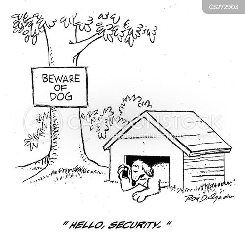 Security Guard Cartoons and Comics - funny pictures from CartoonStock
