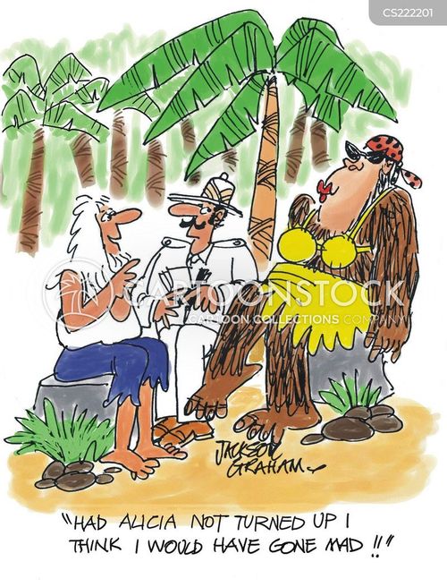 Island Ecosystems Cartoons and Comics - funny pictures from CartoonStock