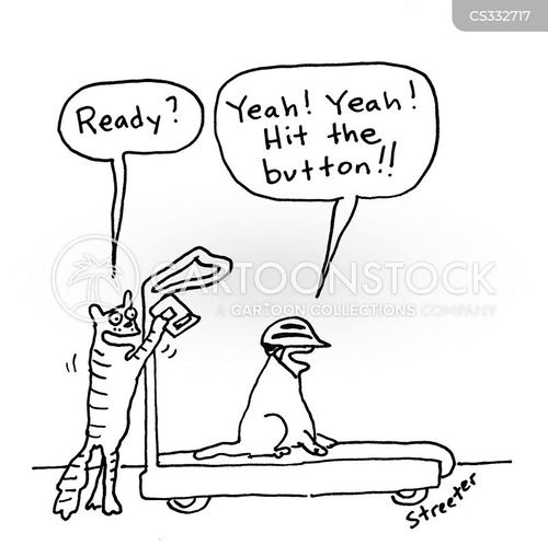 Hit The Button Cartoons and Comics - funny pictures from CartoonStock