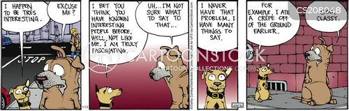 Talking To Strangers Cartoons and Comics - funny pictures from CartoonStock