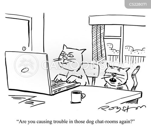 Cat Chatter Cartoons and Comics - funny pictures from CartoonStock