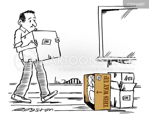 Sitting In The Box Cartoons and Comics - funny pictures from CartoonStock