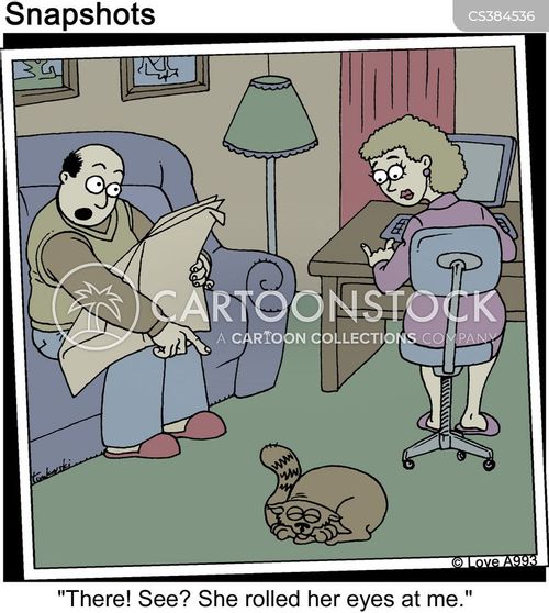 Eye Rolling Cartoons And Comics Funny Pictures From Eye Strain