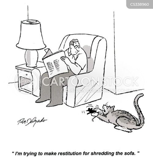 Restitution Cartoons and Comics - funny pictures from CartoonStock
