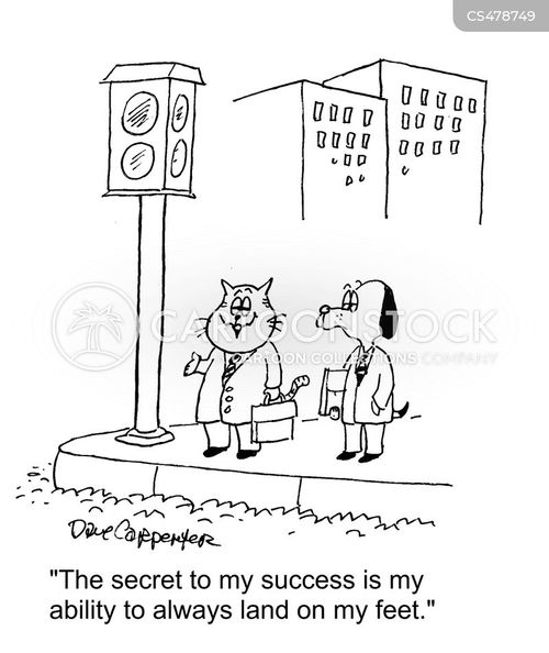 Secret To Success Cartoons and Comics - funny pictures from CartoonStock