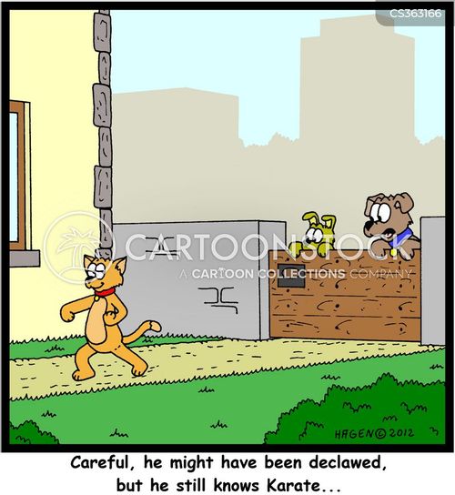 Declawing Cartoons and Comics - funny pictures from CartoonStock