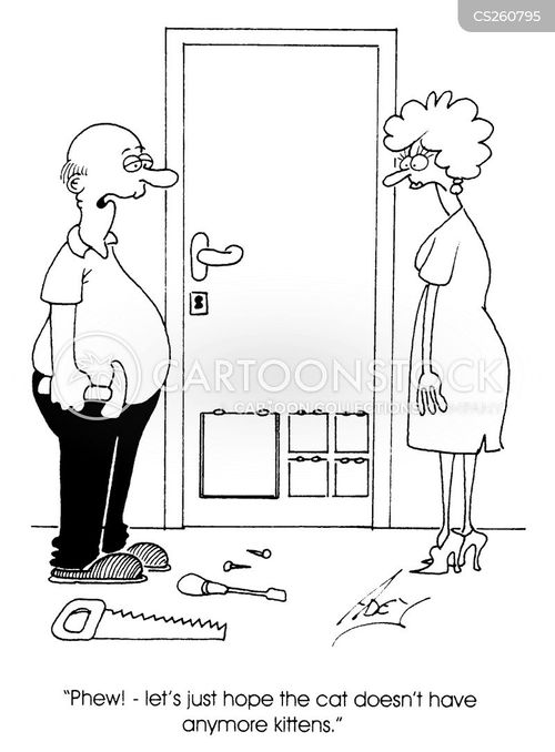 Catflap Cartoons and Comics - funny pictures from CartoonStock