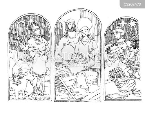 Nativity Scene Cartoons and Comics - funny pictures from CartoonStock