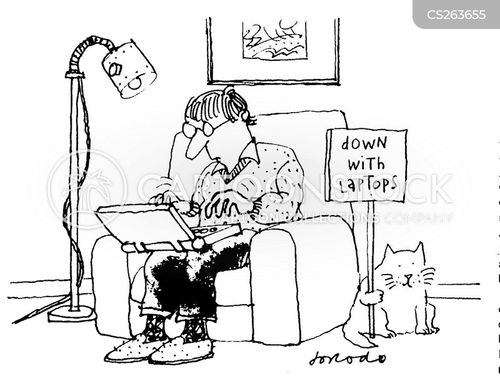 Lap Cat Cartoons and Comics - funny pictures from CartoonStock