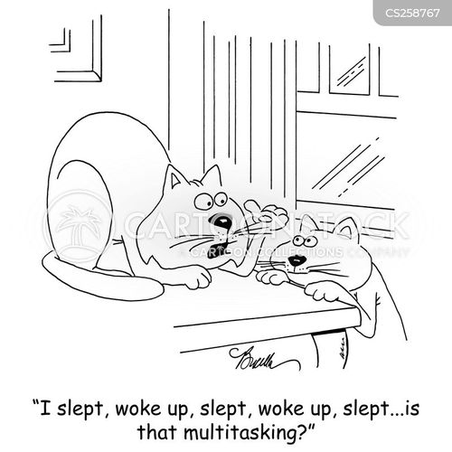 Multitasking Cartoons and Comics - funny pictures from CartoonStock