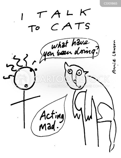 Catsplaining Cartoons and Comics - funny pictures from CartoonStock