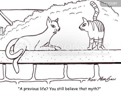 Previous Lives Cartoons and Comics - funny pictures from CartoonStock