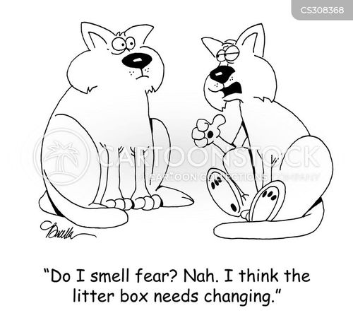 Smell Fear Cartoons and Comics - funny pictures from CartoonStock