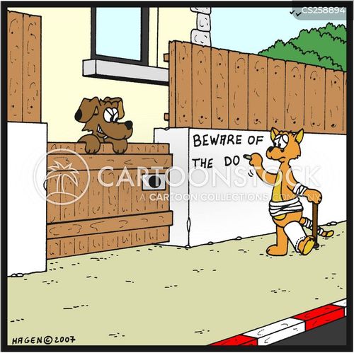 Beware Of The Dog Cartoons and Comics - funny pictures from CartoonStock