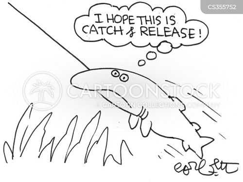 Catch And Release Cartoons and Comics - funny pictures from CartoonStock