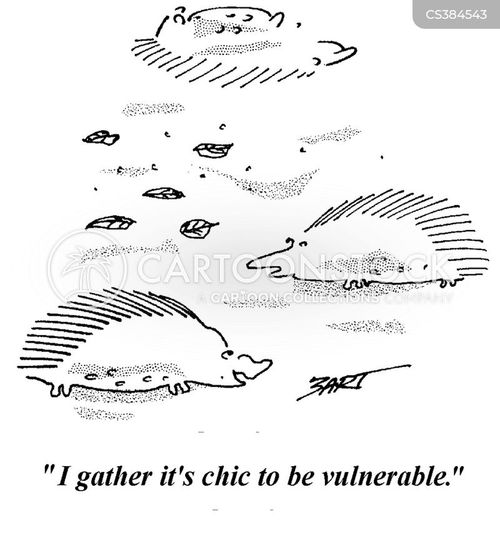 Vulnerable Cartoons and Comics - funny pictures from CartoonStock