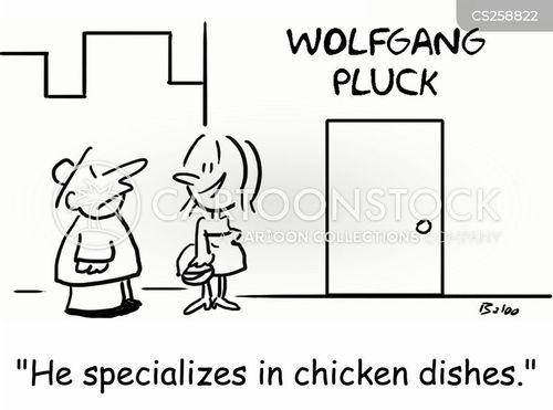 Plucking Chickens Cartoons and Comics - funny pictures from CartoonStock