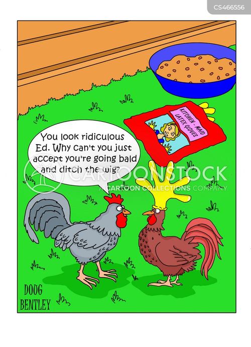 Baldness Acceptance Cartoons and Comics - funny pictures from CartoonStock