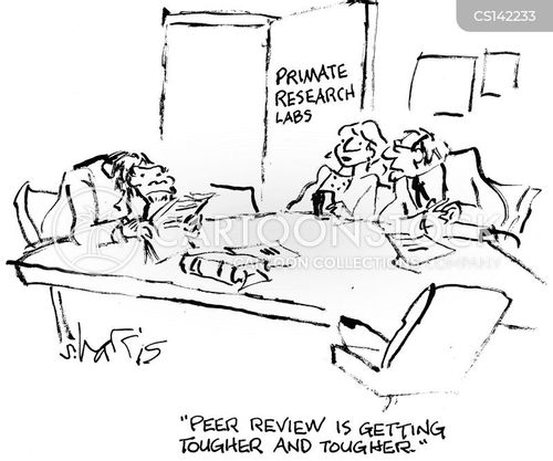 Peer Review Cartoons and Comics - funny pictures from CartoonStock