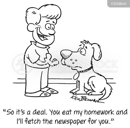 Canine Learning Cartoons and Comics - funny pictures from CartoonStock