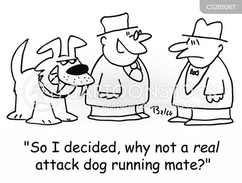 Attack Dog Cartoons and Comics - funny pictures from CartoonStock