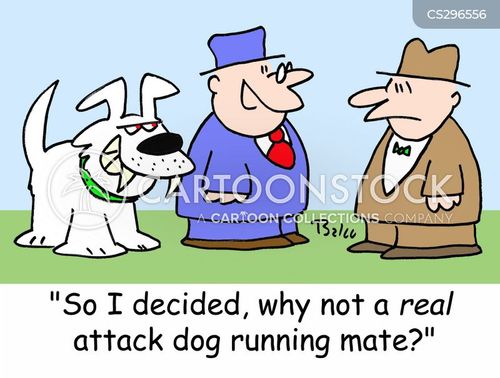 Attack Dog Cartoons and Comics - funny pictures from CartoonStock