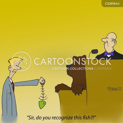 Fish Bone Cartoons and Comics - funny pictures from CartoonStock