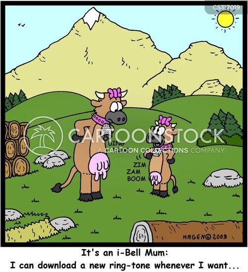 Cowbells Cartoons and Comics - funny pictures from CartoonStock