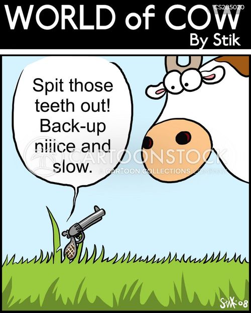 Cow Commanders Cartoons and Comics - funny pictures from CartoonStock