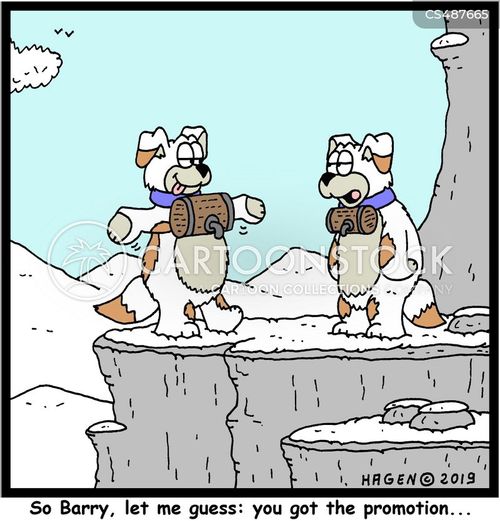 St. Bernard Cartoons and Comics - funny pictures from CartoonStock