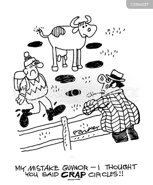 Crop Circles Funny Cartoons