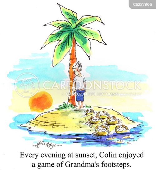 Footsteps Cartoons and Comics - funny pictures from CartoonStock