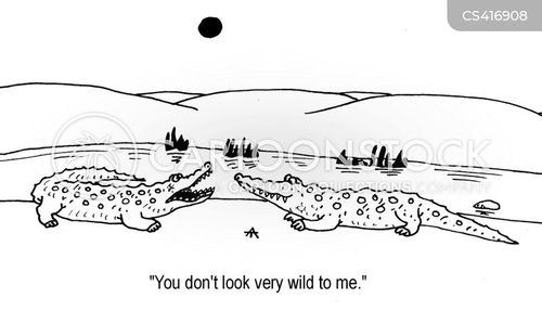 Dangerous Wildlife Cartoons and Comics - funny pictures from CartoonStock