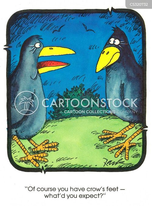 Crow's Feet Cartoons and Comics - funny pictures from CartoonStock