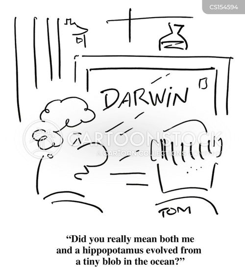 Darwin's Theory Of Evolution Cartoons and Comics - funny pictures from ...