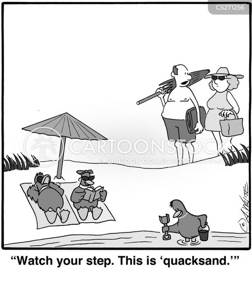 Wading Cartoons and Comics - funny pictures from CartoonStock