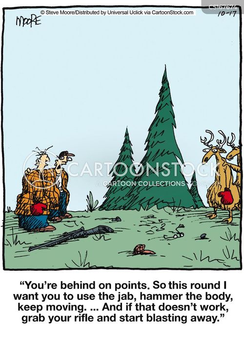 Deer Hunt Cartoons and Comics - funny pictures from CartoonStock