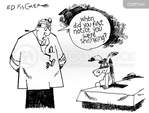 Shrinking Cartoons and Comics - funny pictures from CartoonStock