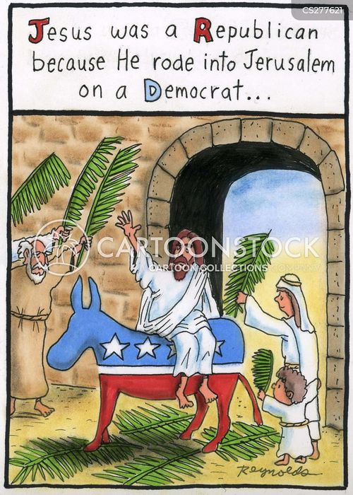 Palm Sunday Cartoons and Comics - funny pictures from CartoonStock