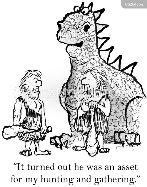 Hunting Gathering Cartoons and Comics - funny pictures from CartoonStock