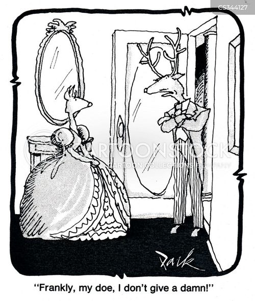 Frankly My Dear I Don't Give A Damn Cartoons and Comics - funny ...