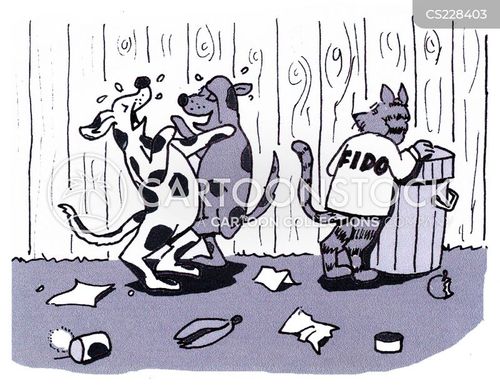 Dog Fight Cartoons and Comics - funny pictures from CartoonStock